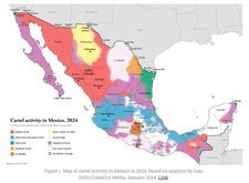 Map Shows Latest Cartel Activity In Mexico